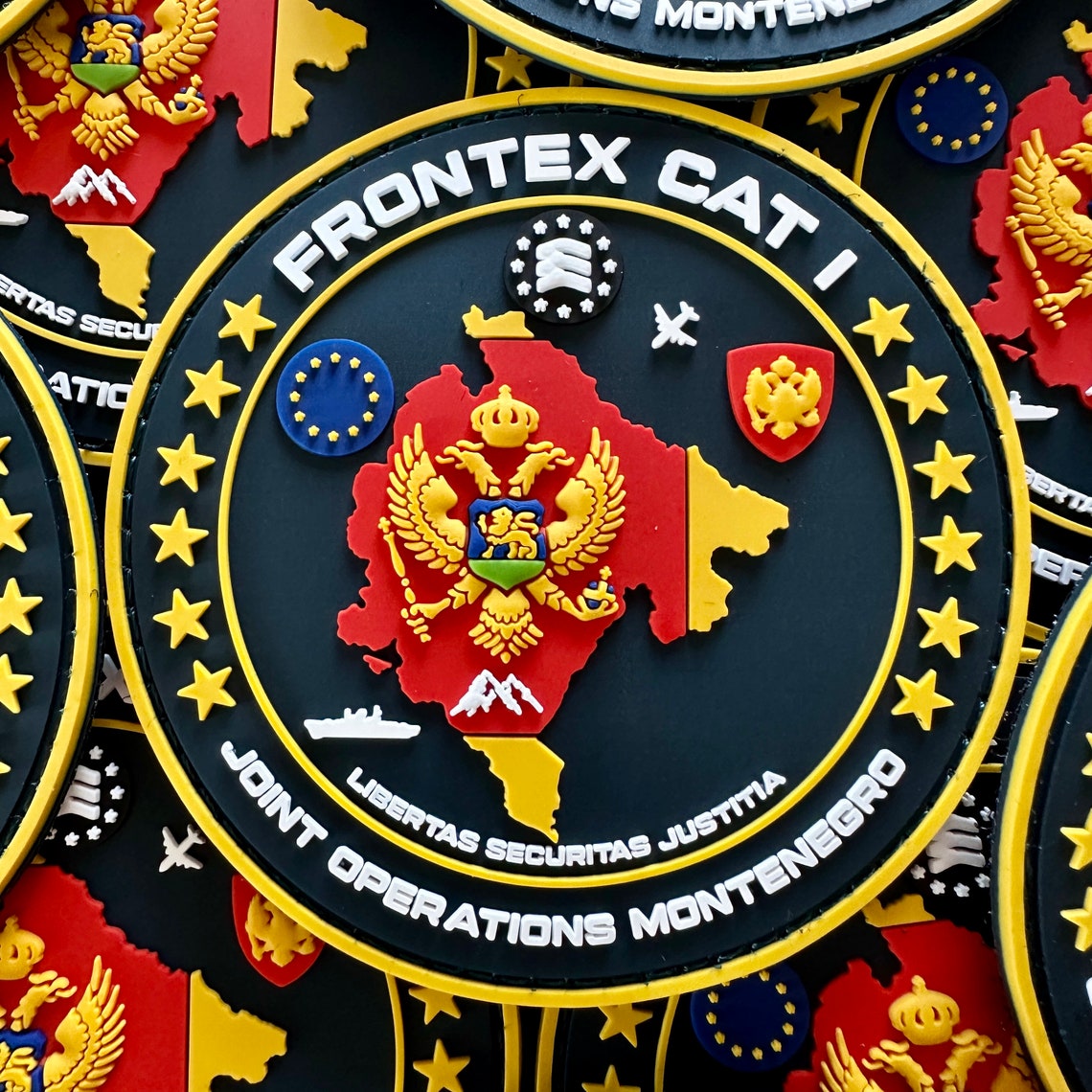 FRONTEX Border Police Patch Border Police Badge FRONTEX Coastguard Badge Coastguard Patch ...