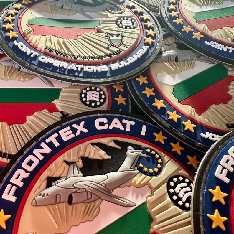 FRONTEX Border Police Patch Border Police Badge FRONTEX Coastguard ...