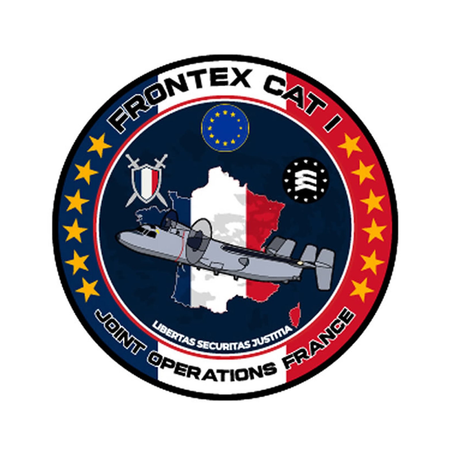 FRONTEX Border Police Patch Border Police Badge FRONTEX Coastguard ...