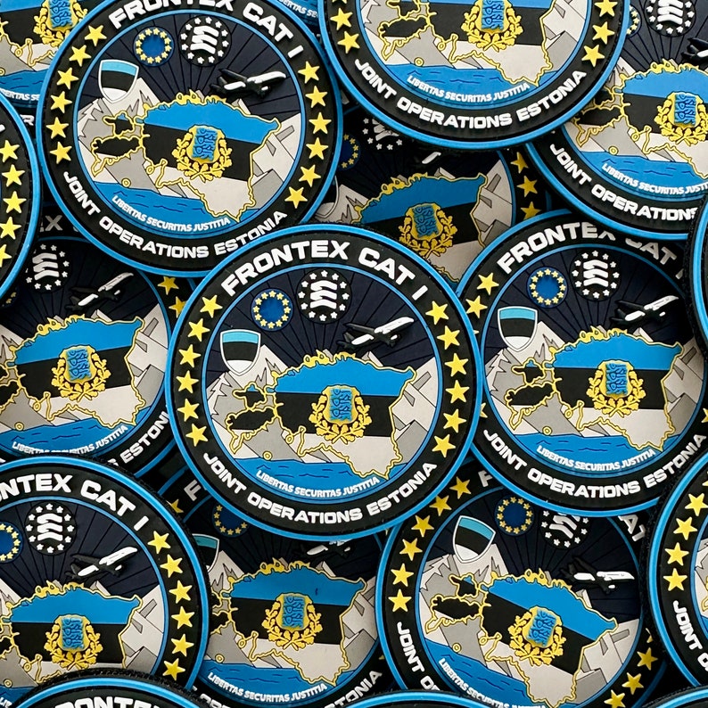 FRONTEX Border Police Patch Border Police Badge FRONTEX Coastguard ...