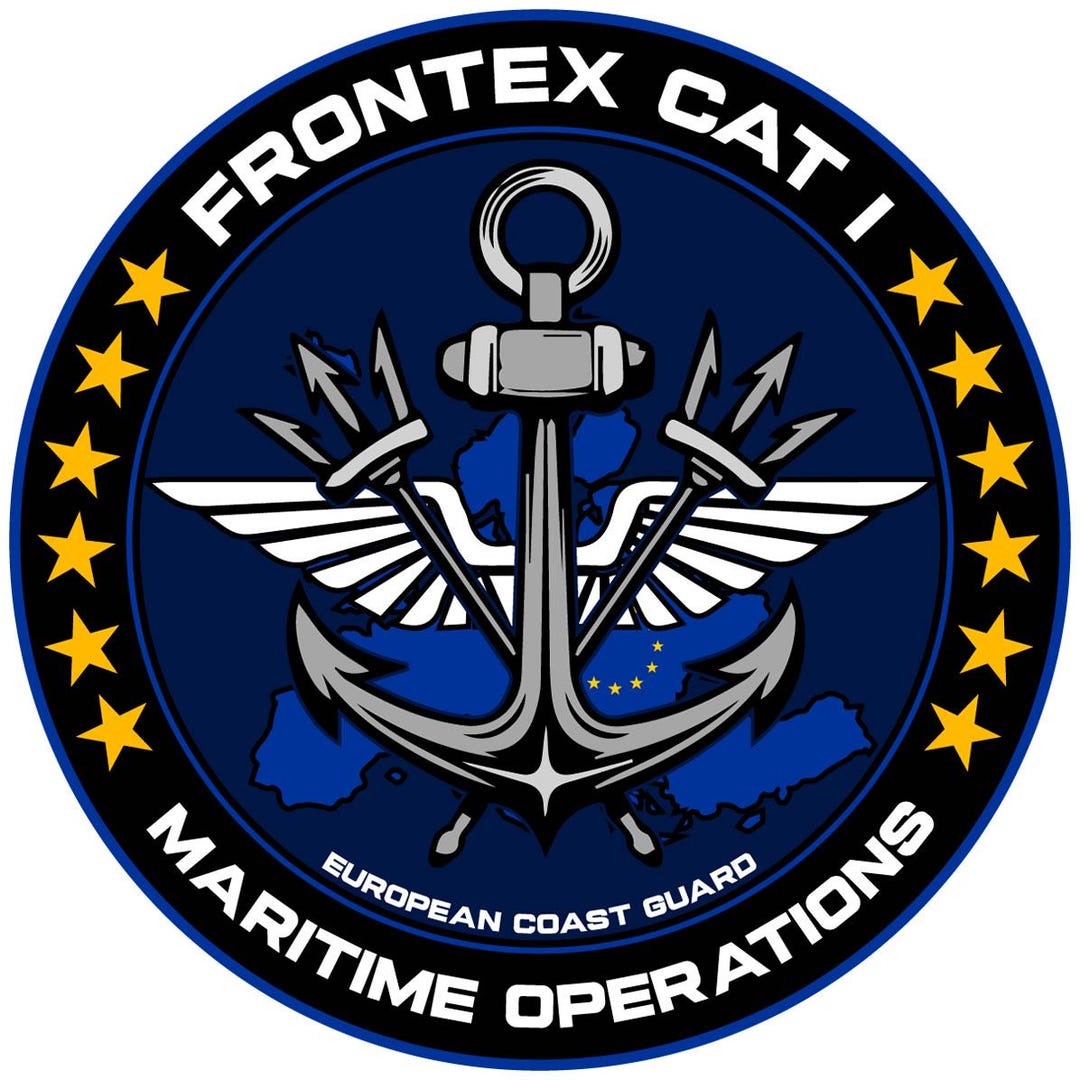 FRONTEX Border Police Patch Border Police Badge Coastguard Badge ...