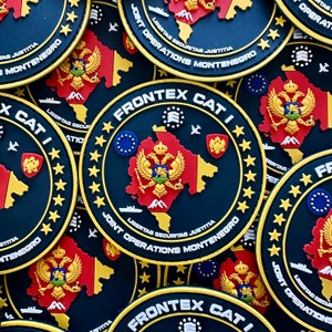 FRONTEX Border Police Patch Border Police Badge FRONTEX Coastguard ...