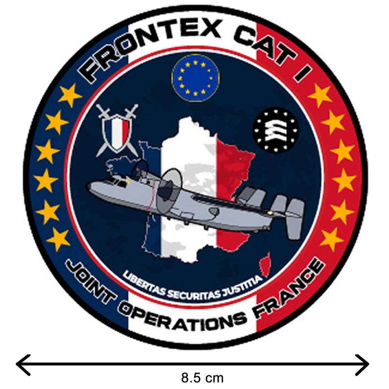 FRONTEX Border Police Patch Border Police Badge FRONTEX Coastguard ...