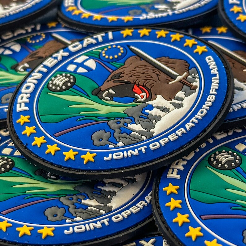 FRONTEX Border Police Patch Border Police Badge FRONTEX Coastguard ...