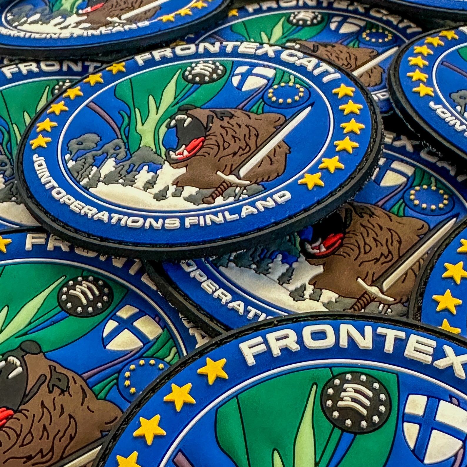 FRONTEX Border Police Patch Border Police Badge FRONTEX Coastguard ...