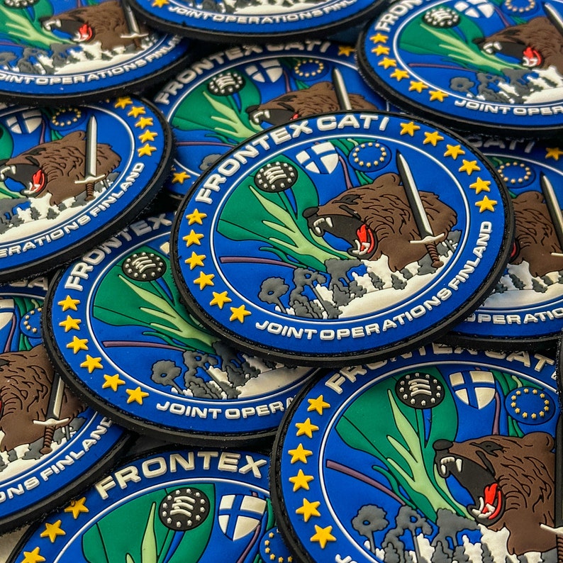 FRONTEX Border Police Patch Border Police Badge FRONTEX Coastguard ...