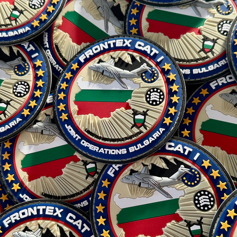 FRONTEX Border Police Patch Border Police Badge FRONTEX Coastguard ...