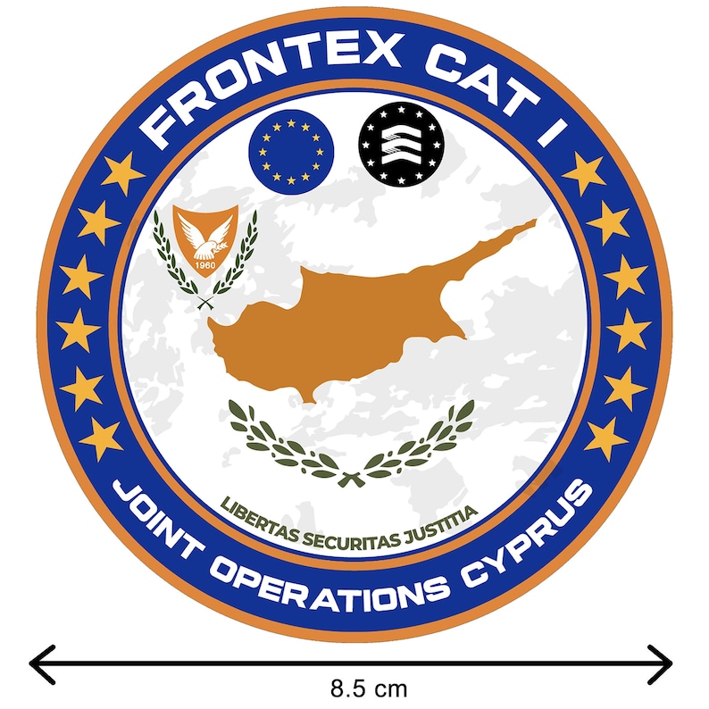 FRONTEX Border Police Patch Border Police Badge FRONTEX Coastguard ...