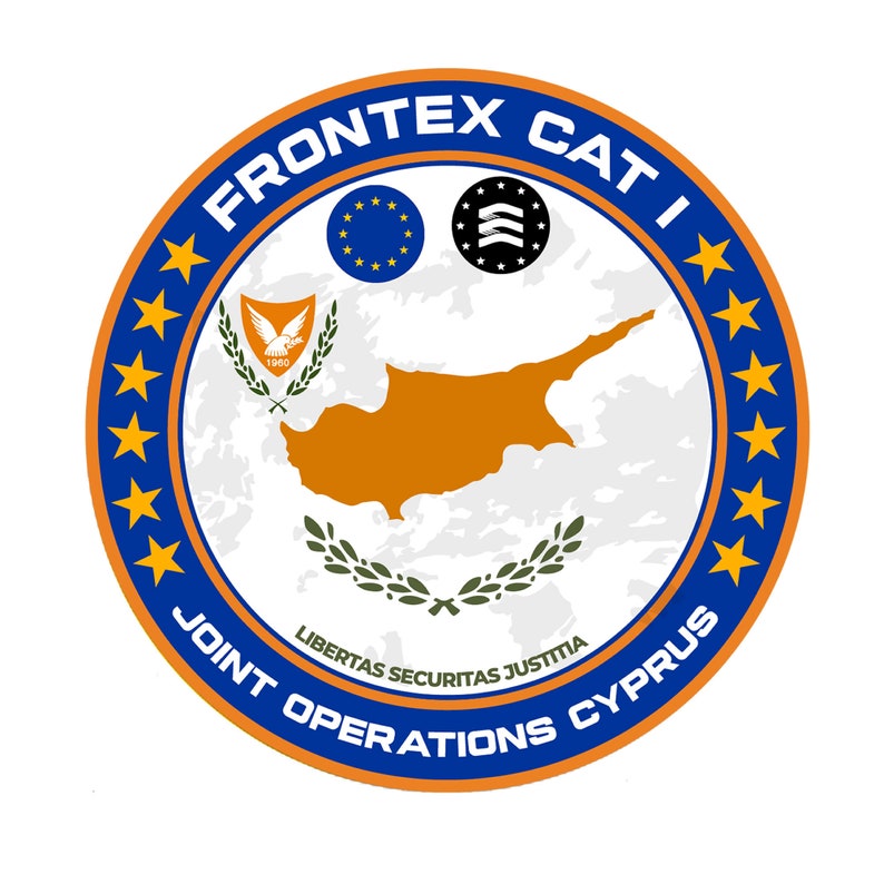 FRONTEX Border Police Patch Border Police Badge FRONTEX Coastguard ...