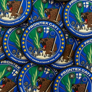 FRONTEX Border Police Patch Border Police Badge FRONTEX Coastguard ...