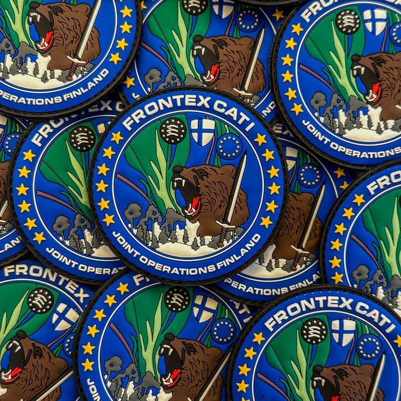 FRONTEX Border Police Patch Border Police Badge FRONTEX Coastguard ...