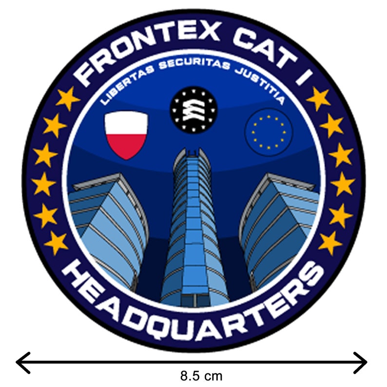 FRONTEX Border Police Patch Border Police Badge FRONTEX Coastguard ...