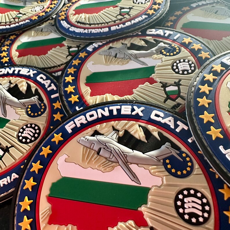 FRONTEX Border Police Patch Border Police Badge FRONTEX Coastguard ...