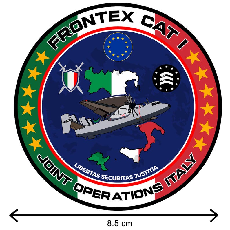 FRONTEX Border Police Patch Border Police Badge FRONTEX Coastguard ...