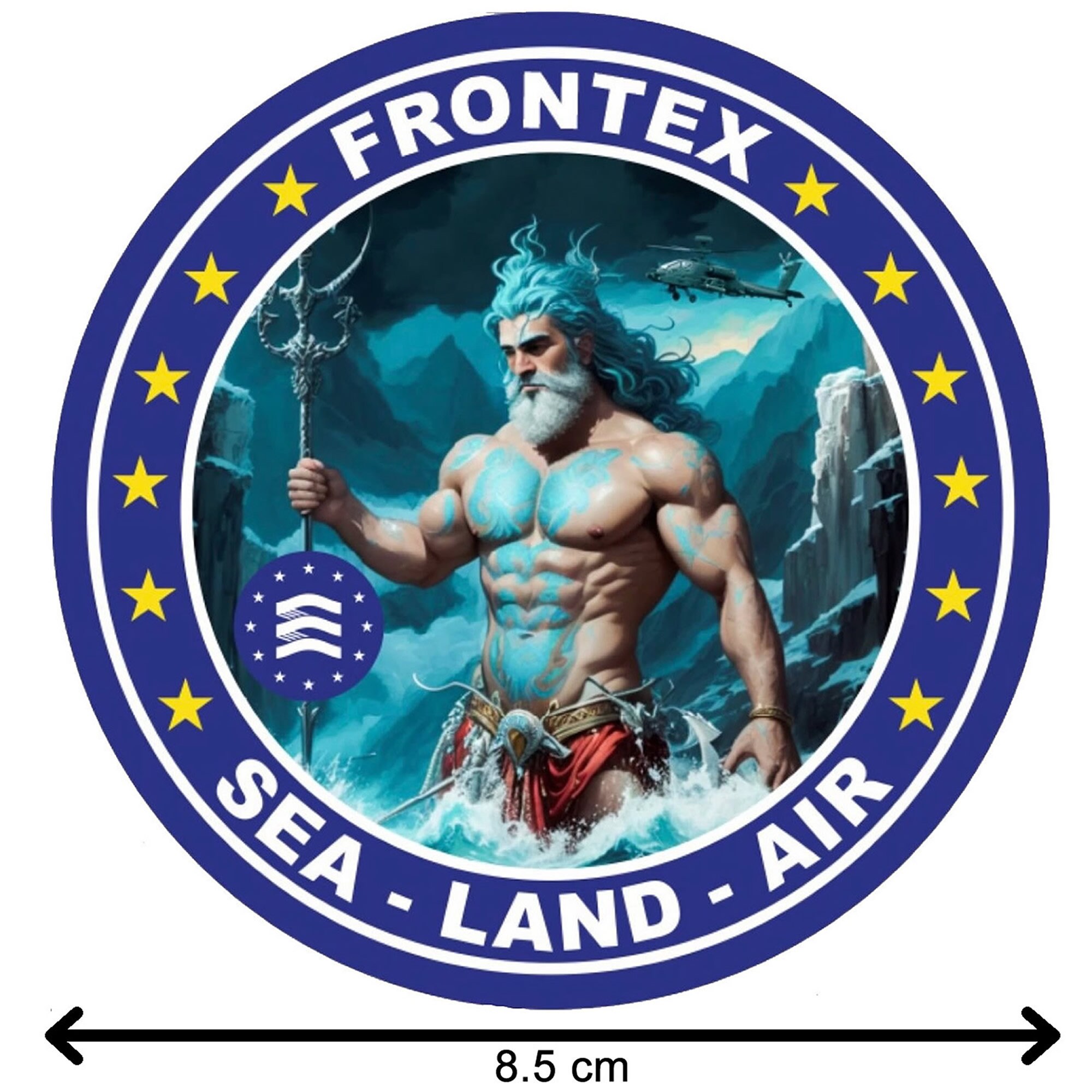 FRONTEX Border Police Patch Border Police Badge FRONTEX Coastguard ...