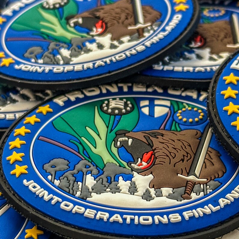 FRONTEX Border Police Patch Border Police Badge FRONTEX Coastguard ...