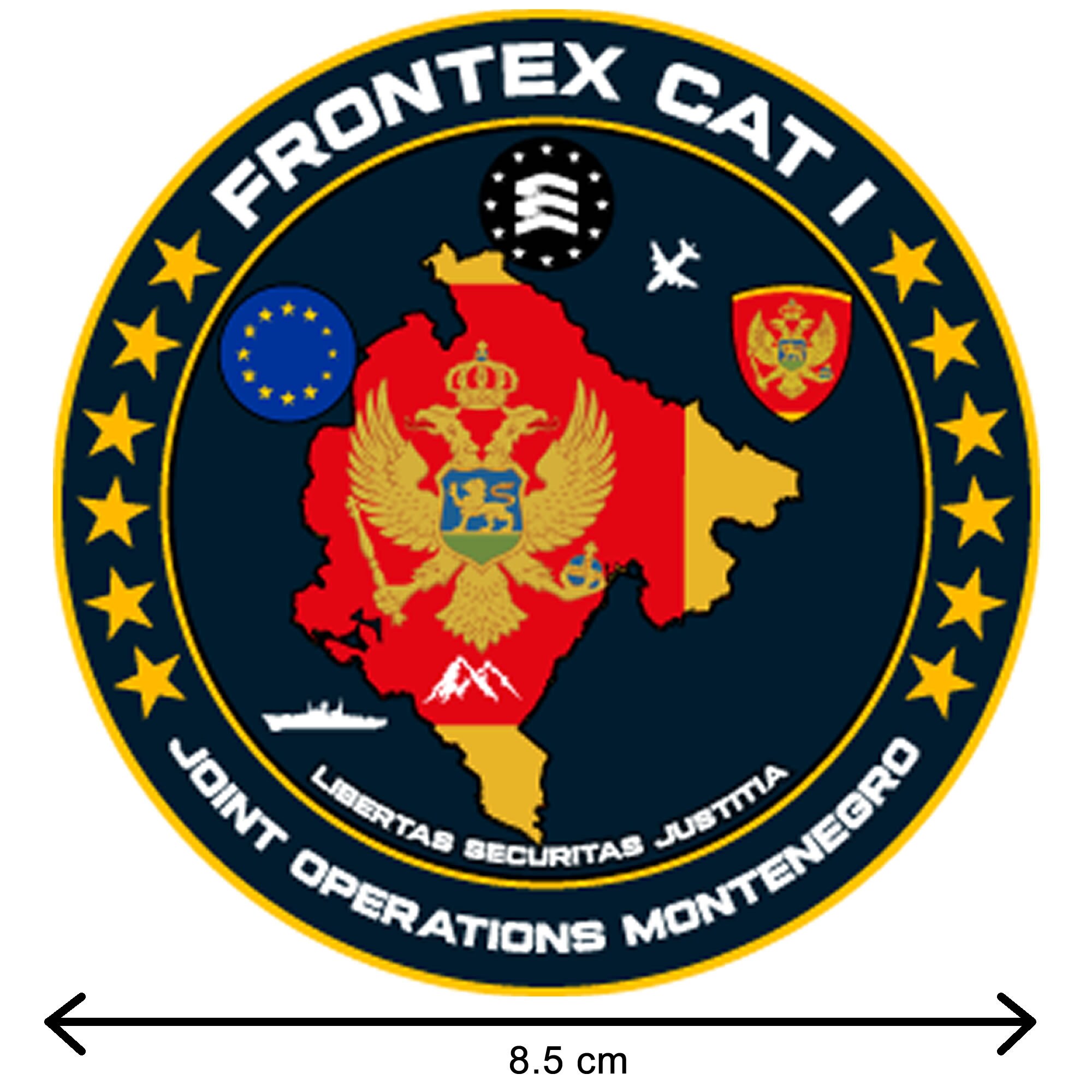 FRONTEX Border Police Patch Border Police Badge FRONTEX Coastguard ...