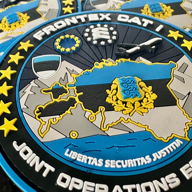 FRONTEX Border Police Patch Border Police Badge FRONTEX Coastguard ...