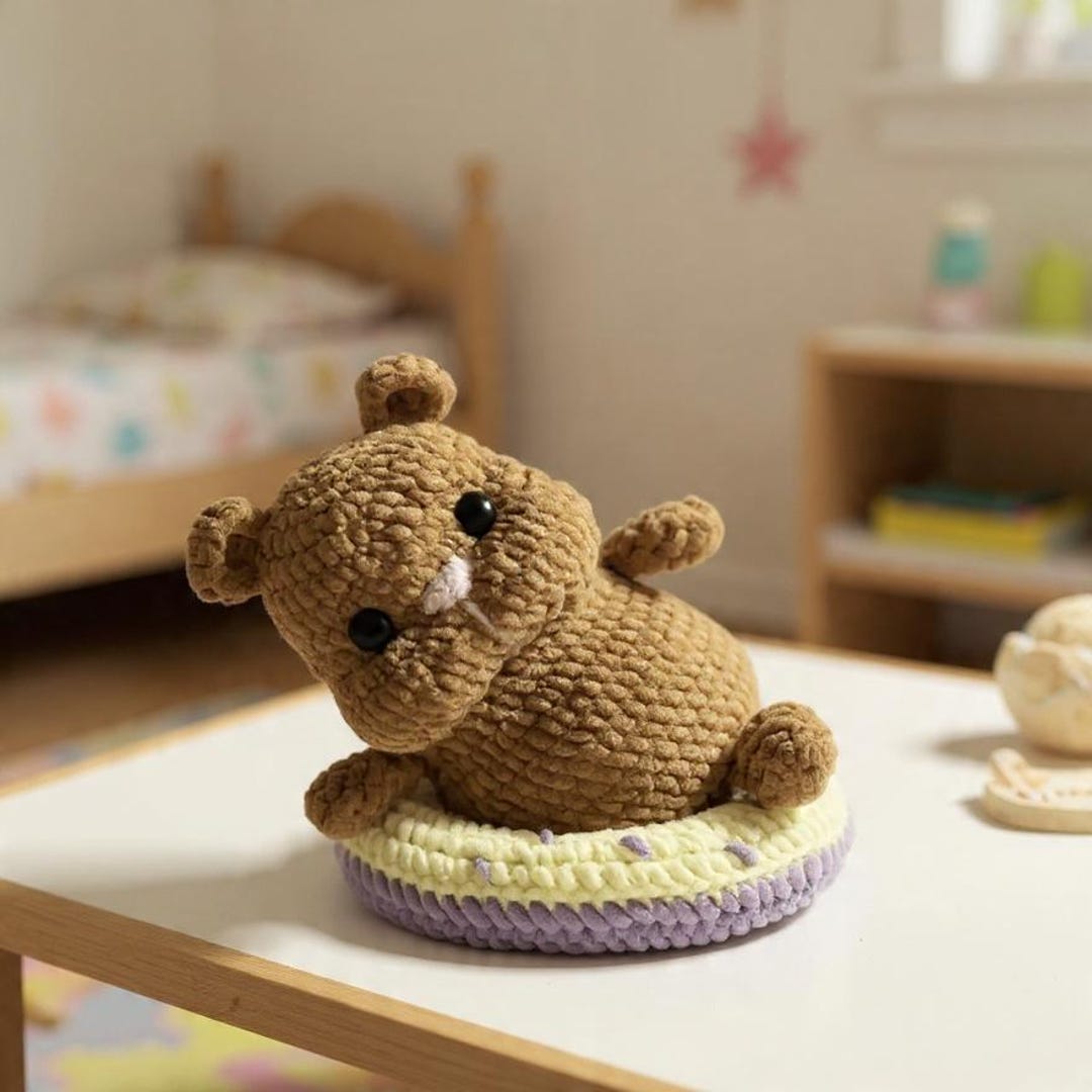 Hamster With Donut – DIY Amigurumi PDF, Cute Plush Pattern, Beginner ...