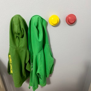 Lego Style Wall Hangers Set of 4 - Etsy