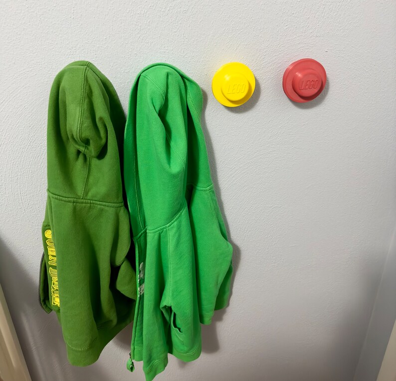 Lego Style Wall Hangers Set of 4 - Etsy