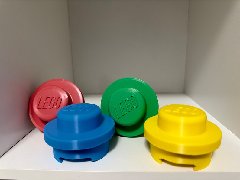 Lego Style Wall Hangers Set of 4 - Etsy