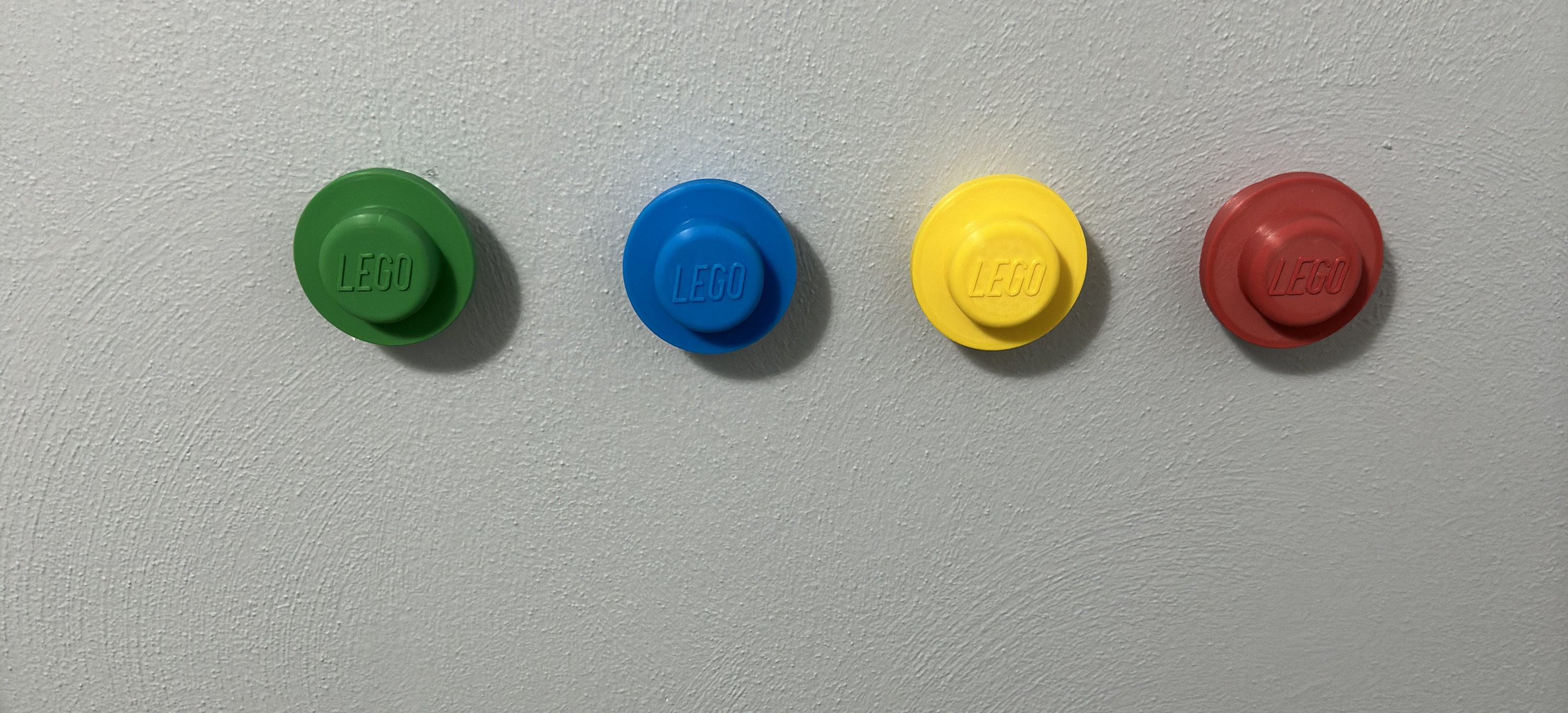 Lego Style Wall Hangers Set of 4 - Etsy