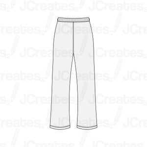 Baggy Sweatpants Vector Mockup - Customizable Baggy Sweatpants Template ...