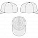 Adjustable Five Panel Cap Vector Mockup - Customizable Hat Template - Etsy