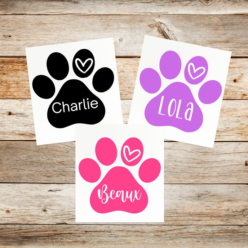 Car Window Decal Paw - Etsy