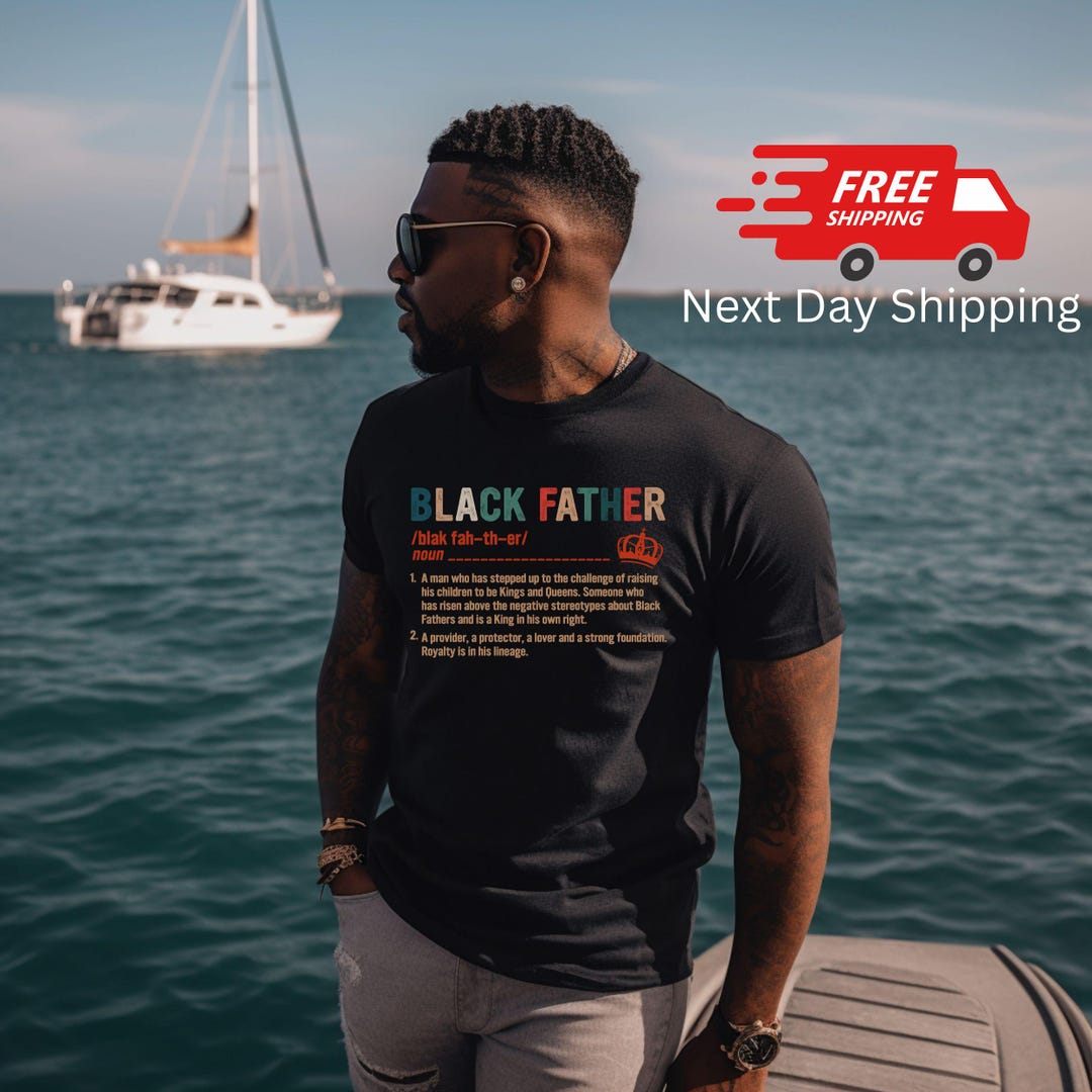 Black Father Definition Shirt, Father's Day Gift, Dad Gifts, Black ...