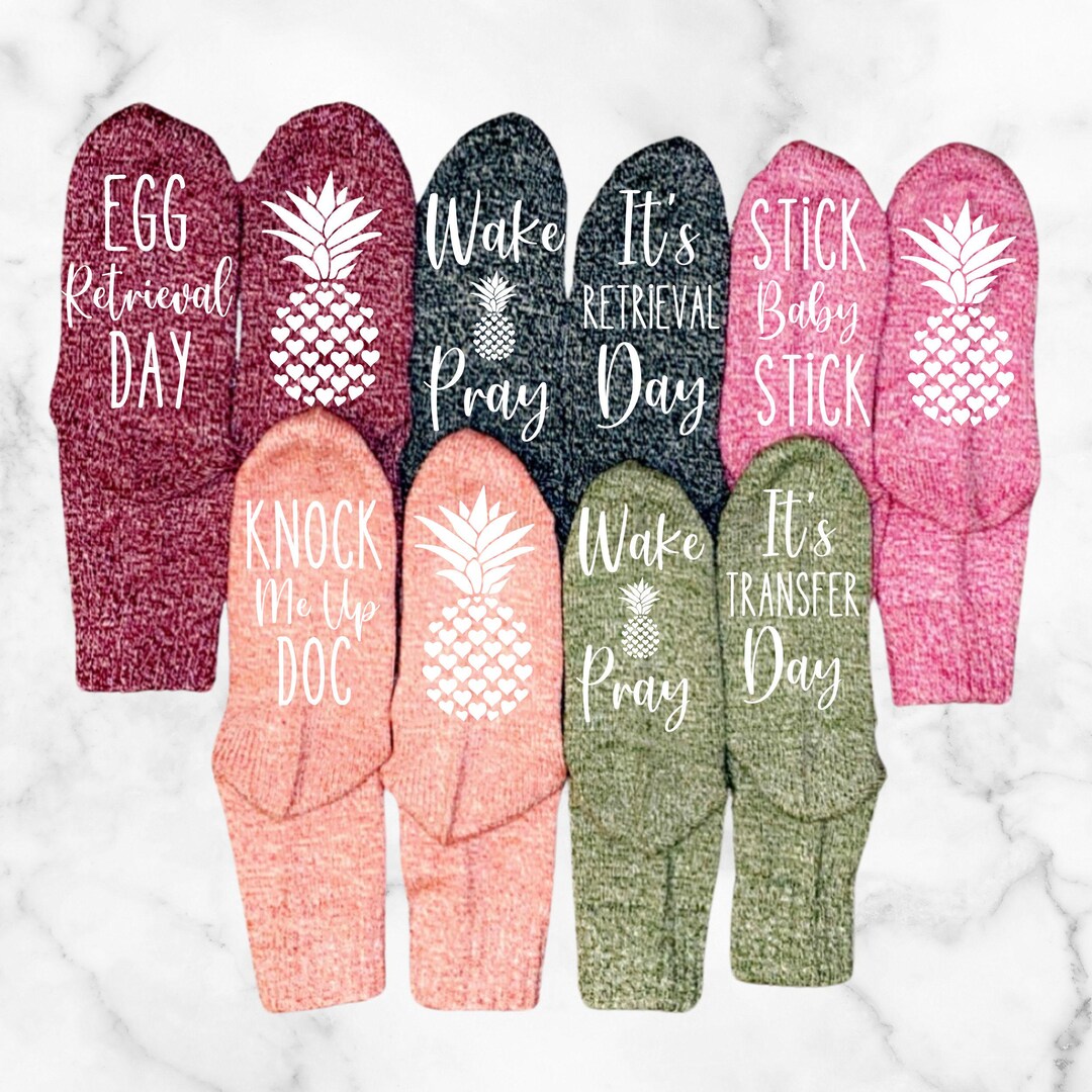IVF Socks, Egg Retrieval Socks, IUI Socks, Transfer Day Socks, IVF ...