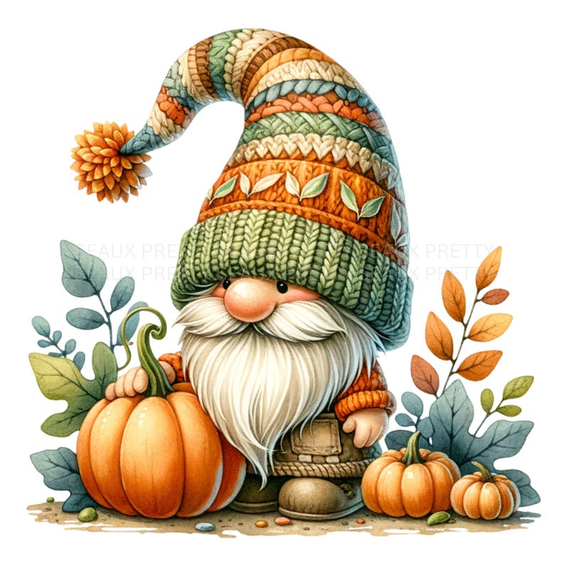 Fall Gnome Png - Etsy