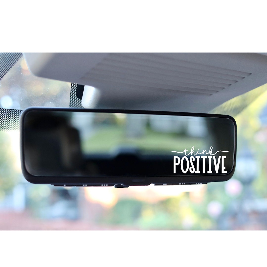 Think Positive Decal, Motivational Decals, Affirmation Stickers ...