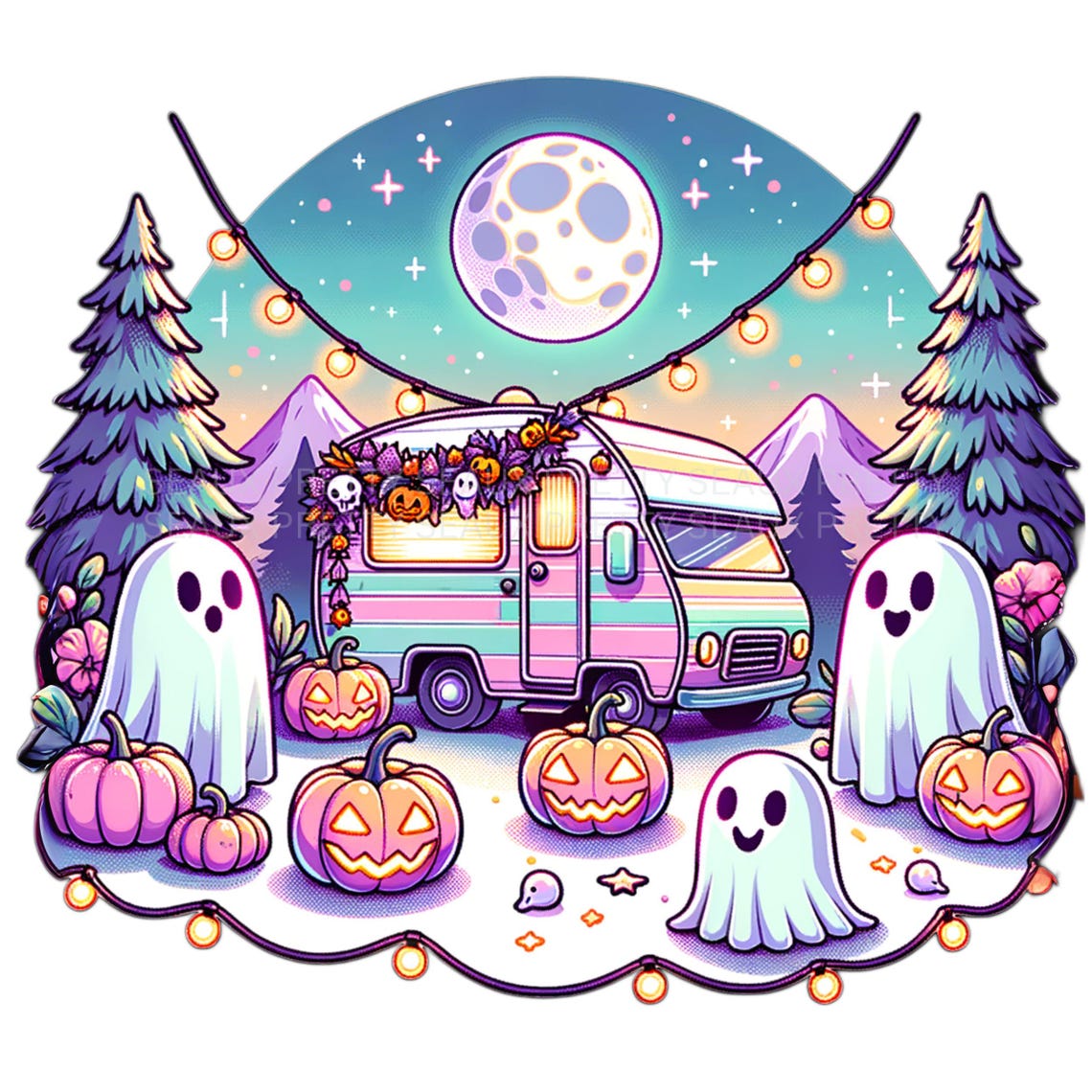 Camping Ghost PNG, Halloween Design, Halloween Clipart, Halloween PNG ...