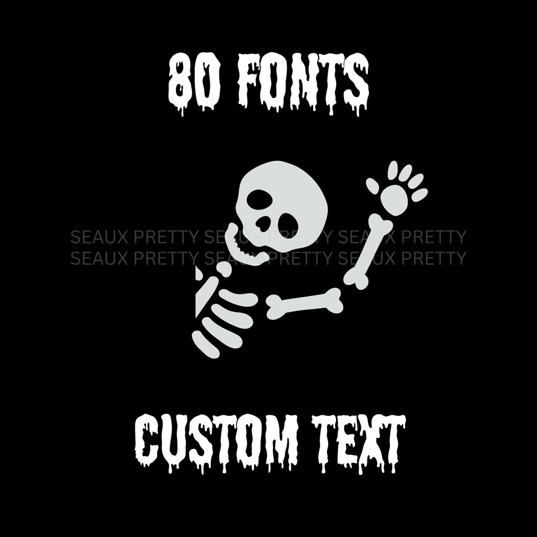 Custom Skeleton Decal, Personalized Skeleton Decal, Skeleton Lover ...