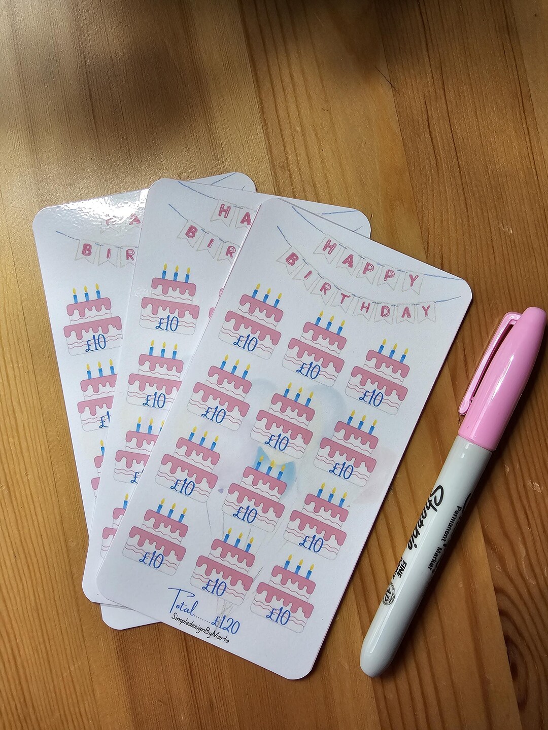 Birthday Tracker, Money Saving Challenge, Birthday Saving Tracker ...