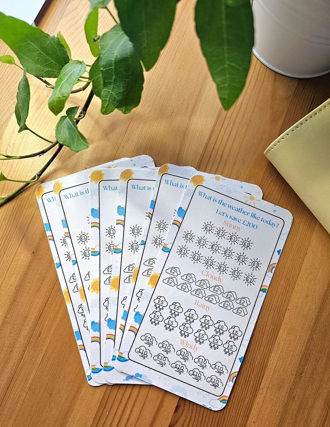 What is the Weather Like Today? Money Saving Game Tracker A6 Binder ...