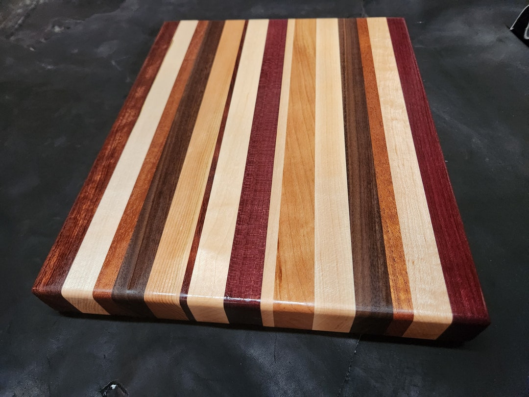 Multi-stripe Cutting Board, Serving Board, Charcuterie Board, 1.25 - Etsy