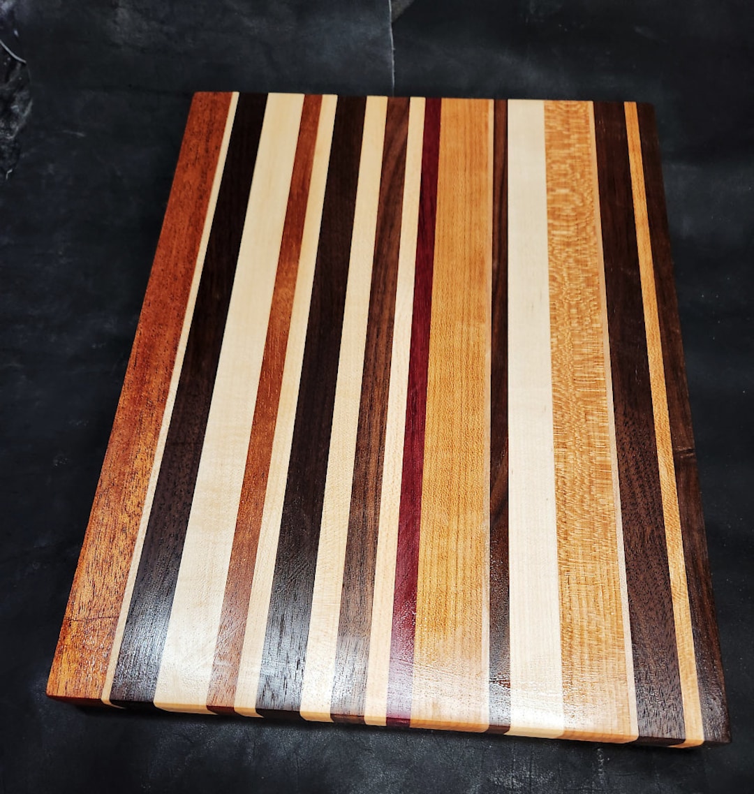 Multi-stripe Cutting Board, Serving Board, Charcuterie Board, 1" - Etsy
