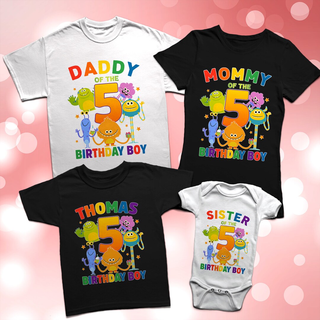 Super Simple Characters Birthday Shirts/family Matching Super Simple ...