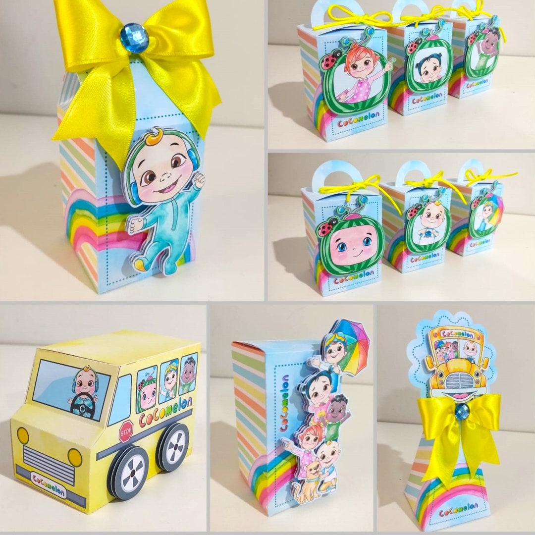 Cocomelon Favor Box, Inspired Candy Boxes, Coco Inspired Party , Party ...