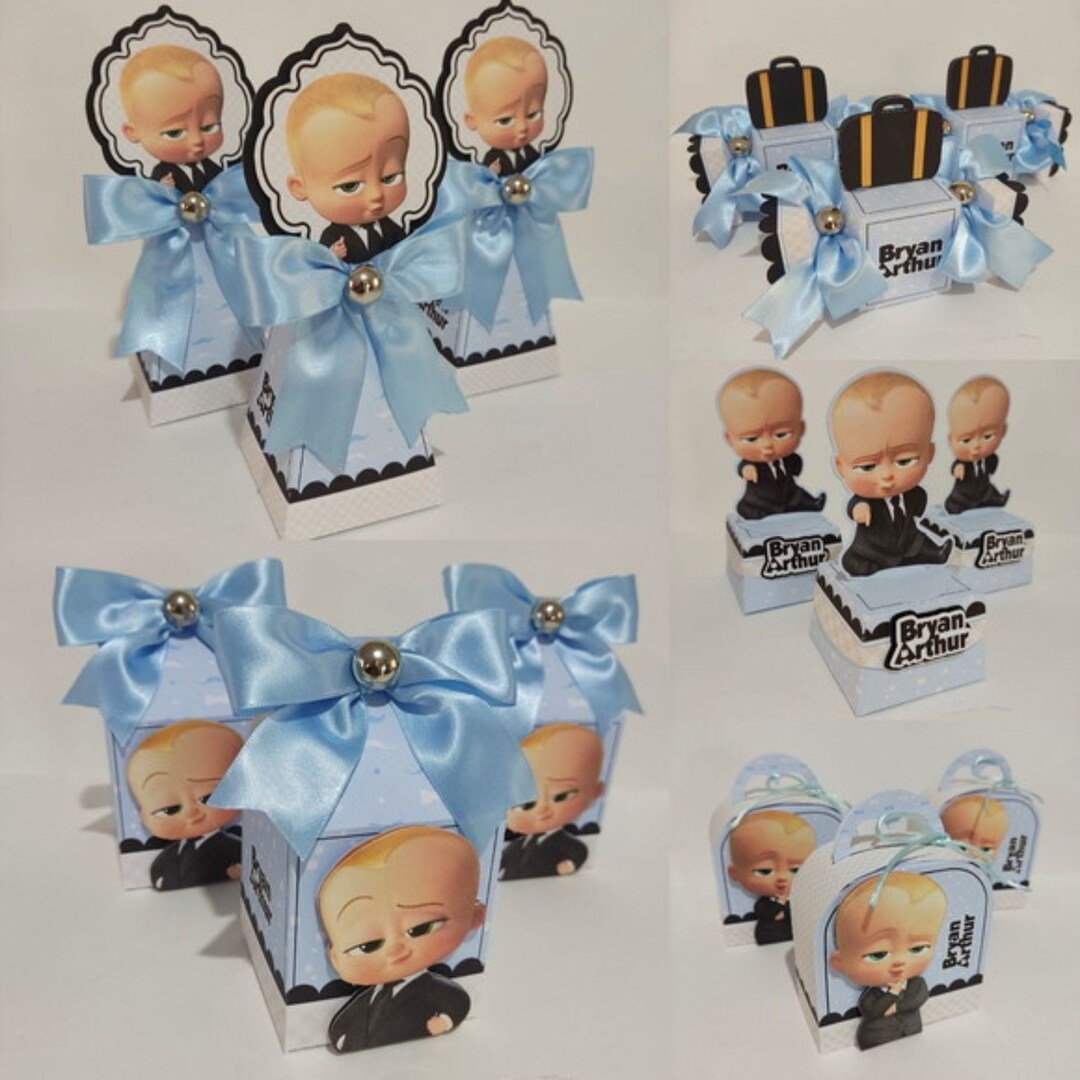Boss Baby Favor Box ,boss Baby Box, Box Birthday , Boy Favor Box ...
