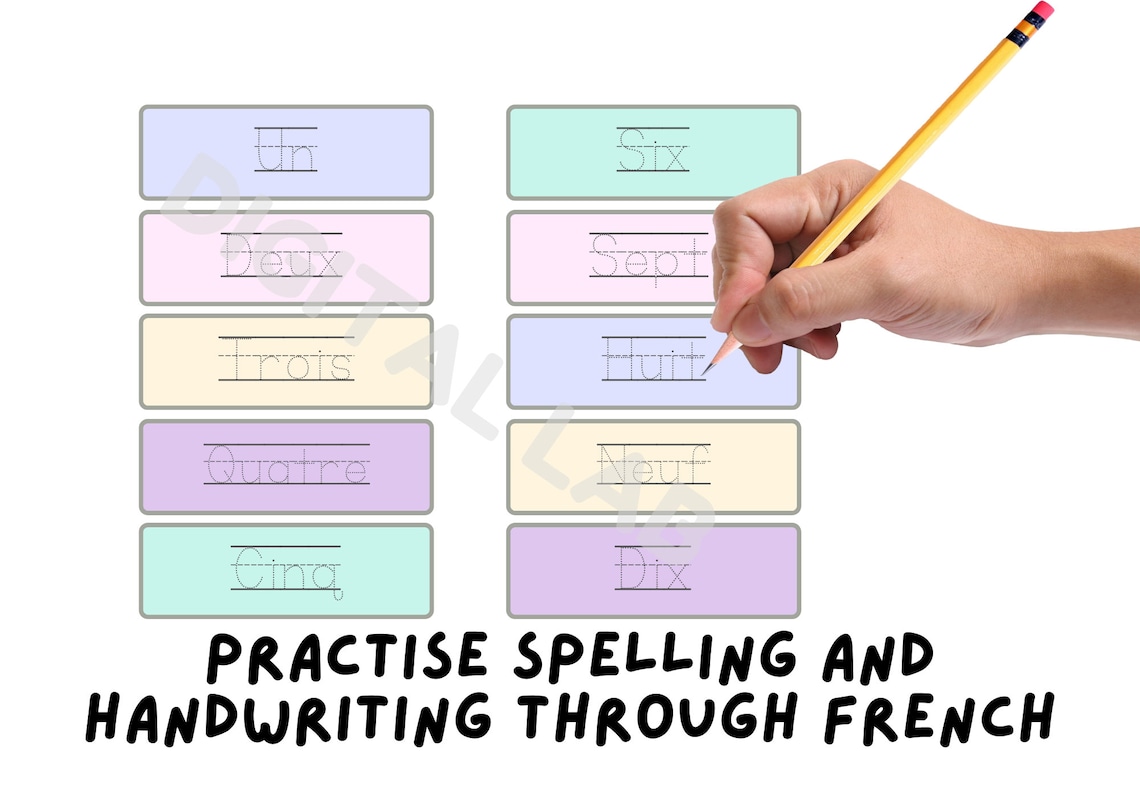 Simple French KS1 KS2 Printable Worksheets, Digital Vocab Cards ...