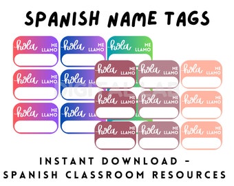 Spanish Shapes Printable Posters, Flashcards Digital Vocab Cards ...
