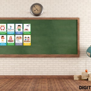 Spanish Daily Routines Printable Posters, Flashcards Digital Vocab ...