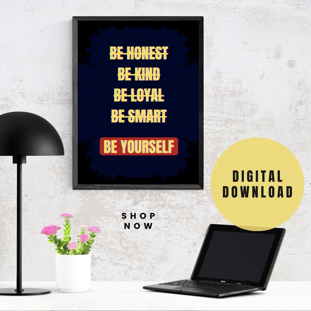 Motivational Wall Art | Digital Wall Decor | Inspirational Wall Quote ...