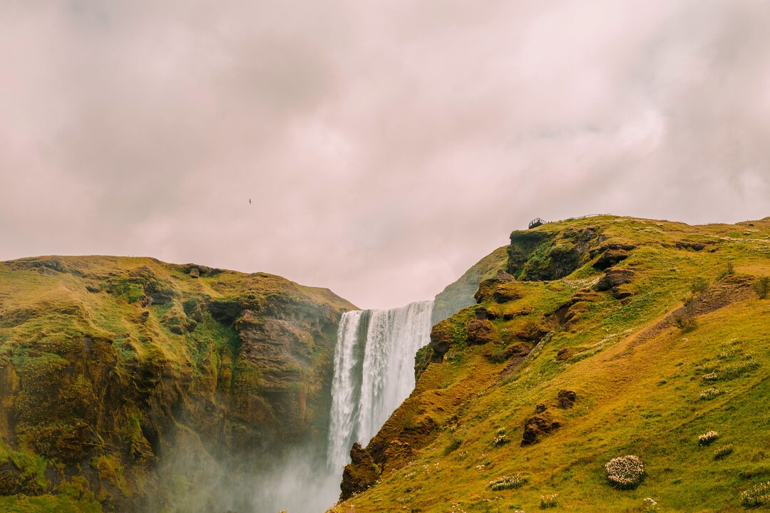 Skogafoss Iceland Frame of 50 Numbered Copies 75x50 - Etsy