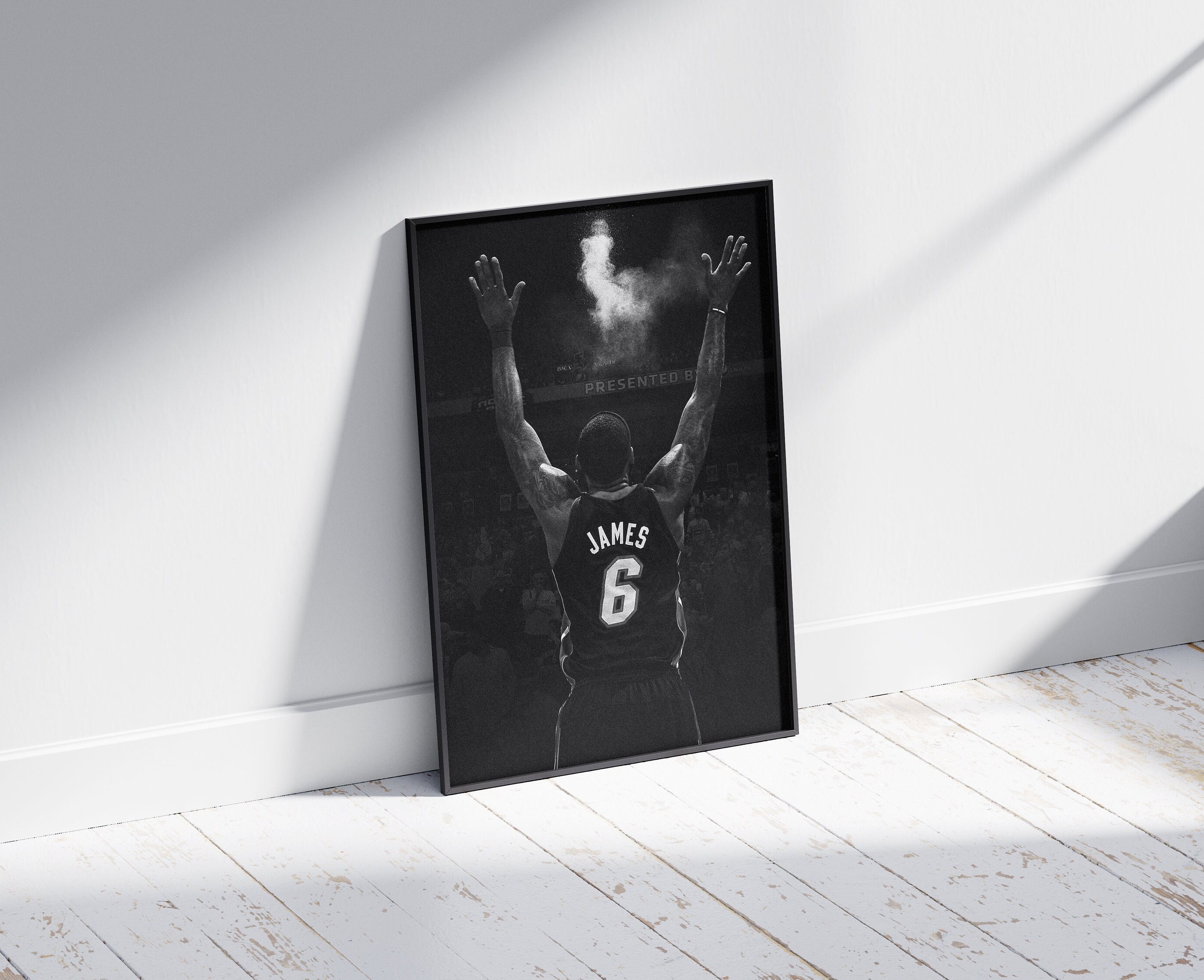 Iconic Lebron James Poster, Miami Heat Poster , Los Angeles Lakers ...