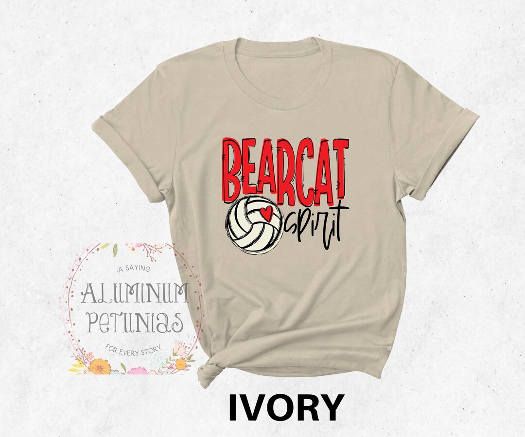 Bearcat Spirit Volleyball, Sports Print Shirt, Team Shirt, Fan Shirt ...